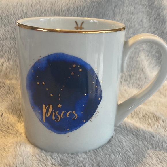 Kitchen | Nwt Pisces White Zodiac Sign Coffee Mug | Poshmark